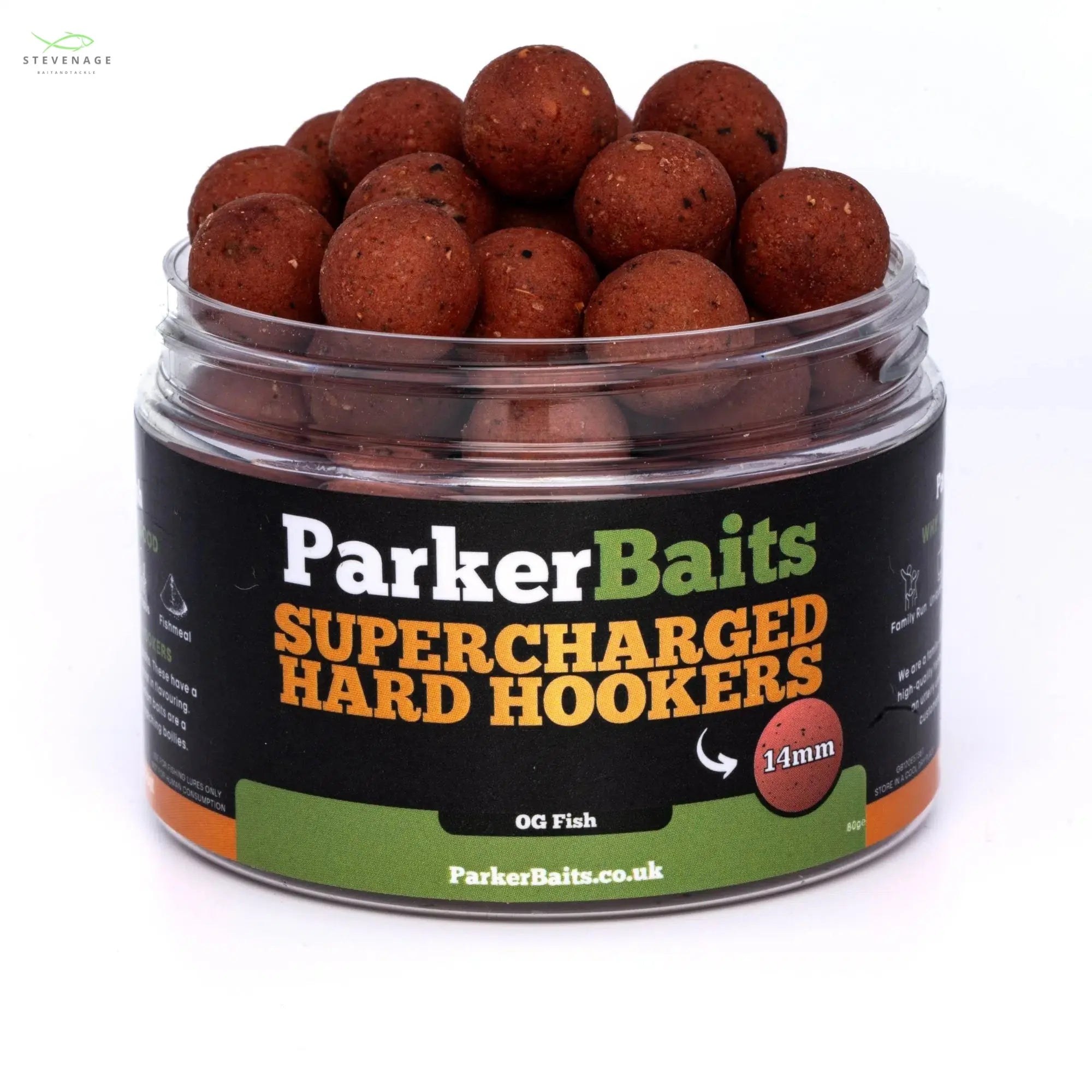 Parker Baits -SUPERCHARGED HARD HOOKERS – OG FISH - Stevenage Bait and – Stevenage Bait and ...